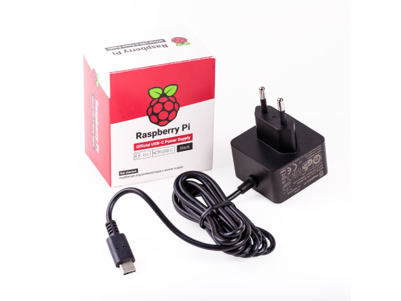 Raspberry P4 B Power Supply - 2 Pin Euro Plug | Raspberry Pi ...