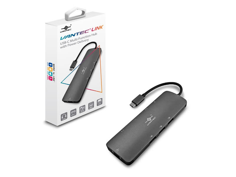 Vantec Link USB C Multi-Function Hub With Power Delivery | USB Hubs ...