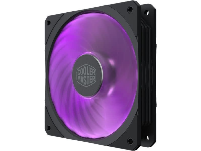 Cooler Master MASTERFAN SF120R RGB Square Frame 120mm Case Fan | PC ...