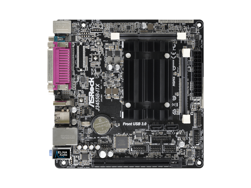 Asrock J3455B-ITX Mini-ITX Motherboard With Integrated Intel Celeron ...