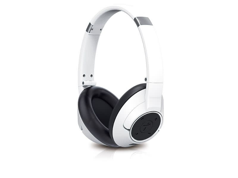 Genius HS-930BT Head-band Binaural Wireless Mobile Headset - White ...
