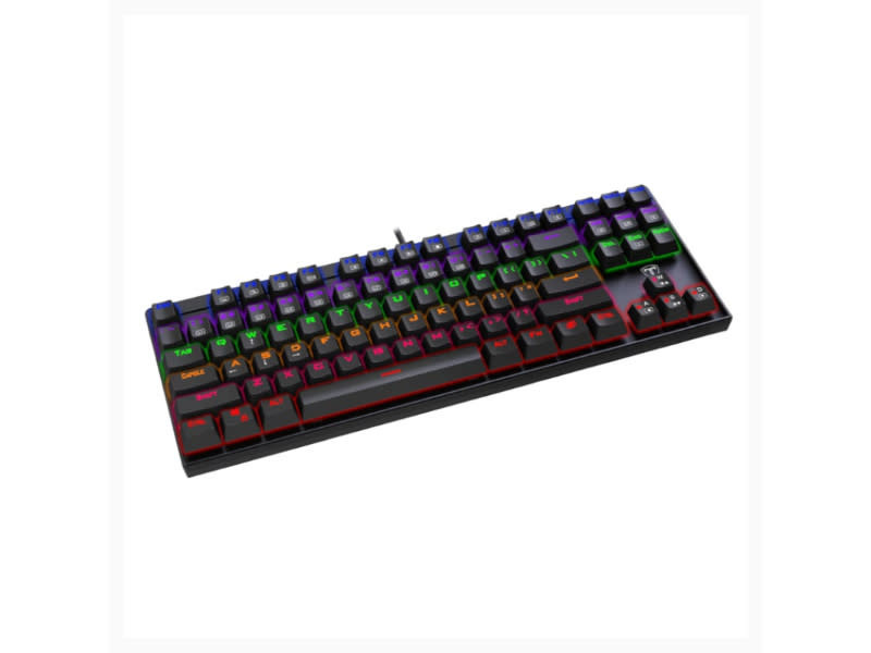 T-Dagger Corvette Outemu Blue Switch Rainbow Colour LED Mechanical ...