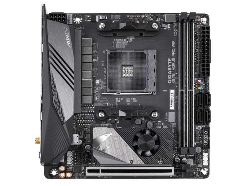 Gigabyte X570-I AORUS PRO AMD AM4 X570 Mini-ITX Desktop Motherboard ...