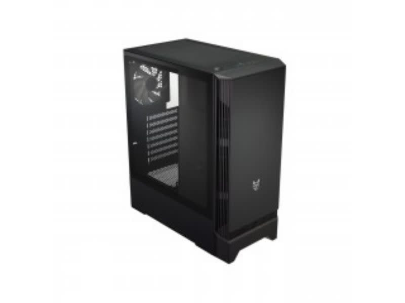 FSP CMT260 ATX Midi Tower with Tempered Glass Side Panel +1 Fan PC Case ...