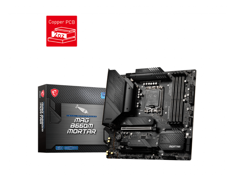 Apollo 13 Upgrade Kit - Intel Core i5-12400F, MSI MAG B660M MORTAR DDR5 ...