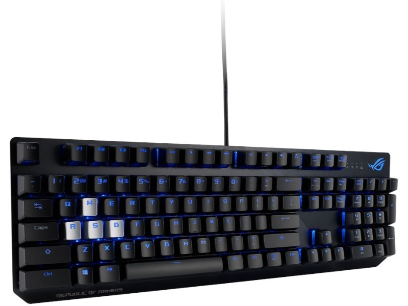 Asus ROG Strix Scope RGB Cherry MX Red Switch Wired Mechanical Gaming ...