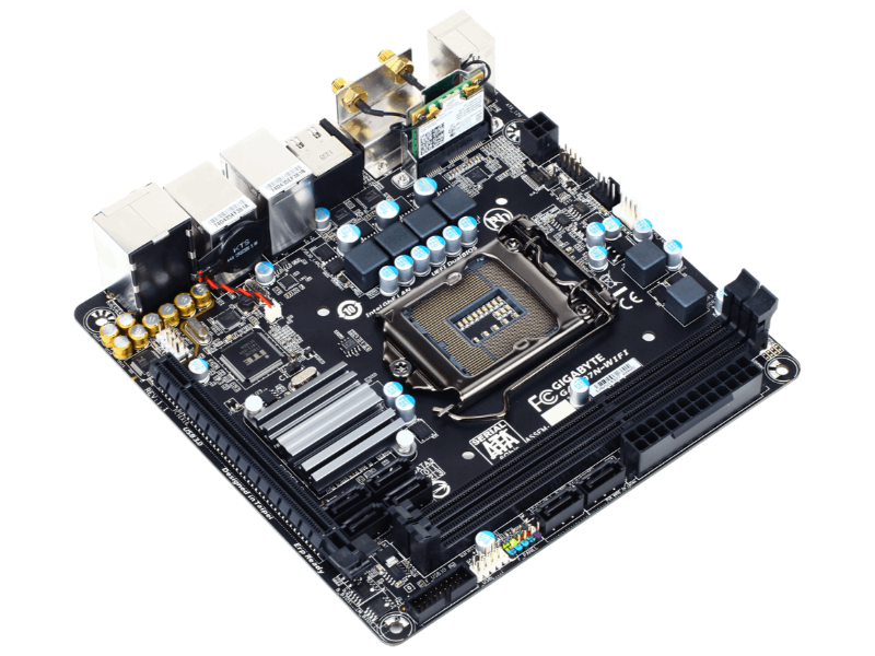 Gigabyte GA-H97N-WIFI Intel 1150 Socket Mini-ITX Desktop Motherboard ...