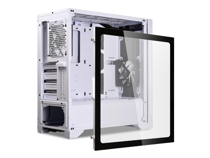 Lian-Li LANCOOL One Digital White E-ATX Mid Tower Desktop PC Case | PC ...