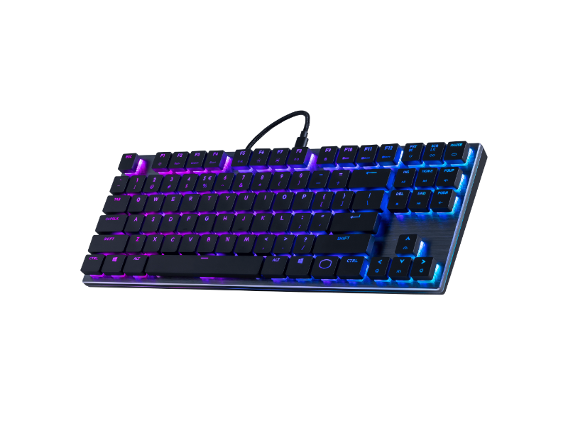Cooler Master SK630 RGB Cherry MX Low Profile Switch Wired Chiclet ...